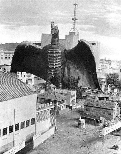 SPACE MONSTER: RODAN THE FLYING MONSTER aka SORA NO DAIKAIJÛ RADON - 1956