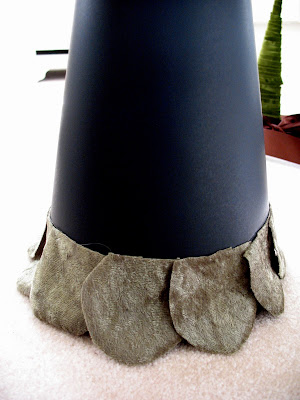 The Pink Peony of Le Jardin: 50 CENT SHABBY PINE TREES craft!