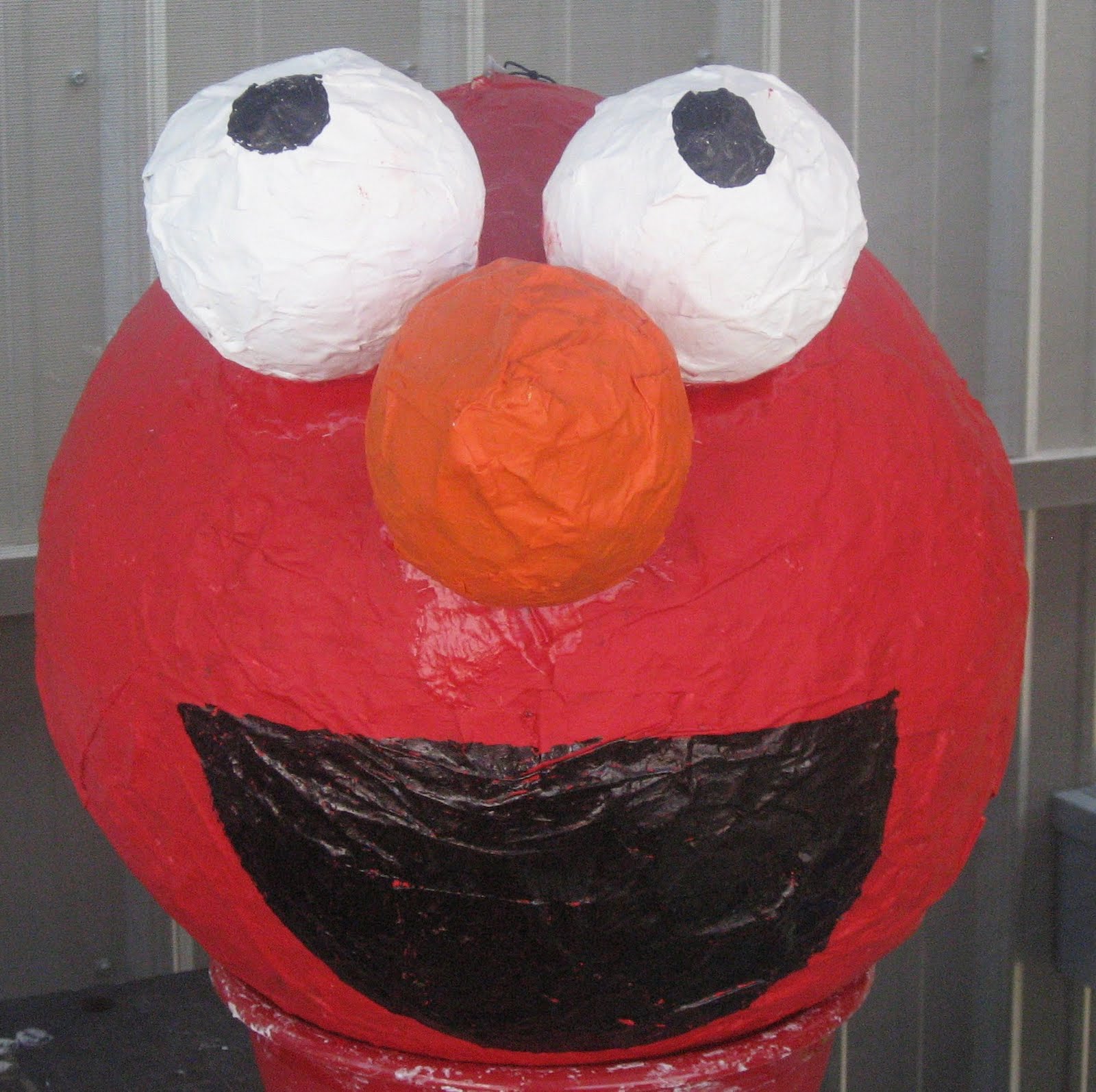 Girl in Air BLOG: How to Make an Elmo Pinata
