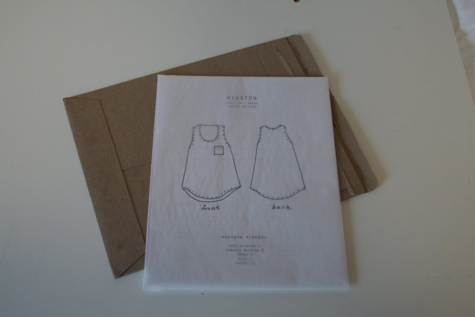 mortadella makes: Wiksten Tank + Dress Pattern: Dress