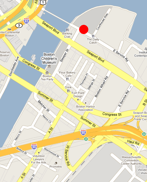 Fort Point Boston Blog: Mugging on Fan Pier Last Night