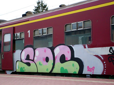 SOC Art on Train