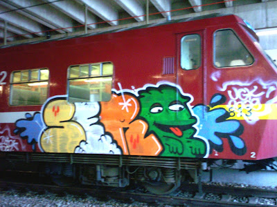 SERO1 - PSK CREW Art on Train
