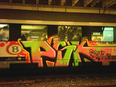 PSK CREW Art on Train