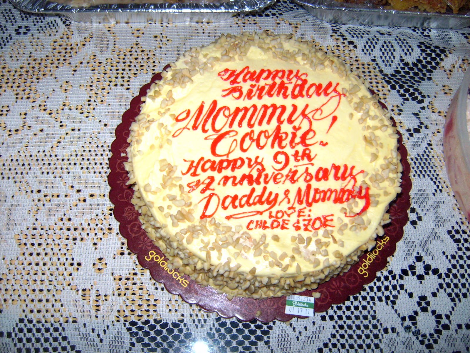 Cookie's Corner: Yummy Sunday: Sans Rival Cake