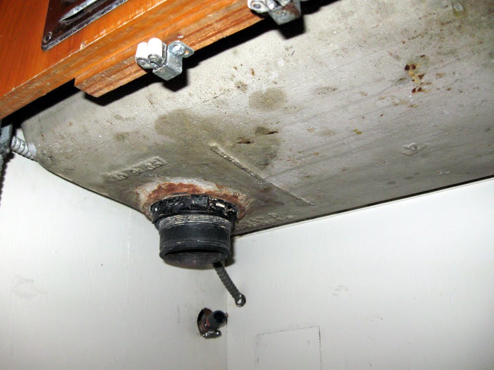 Just a girl with a hammer: The new garbage disposal!