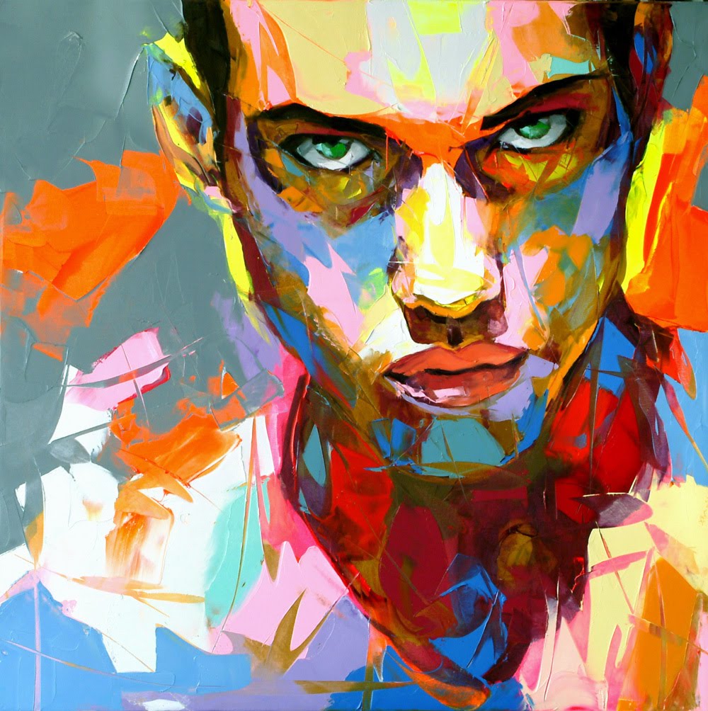 MILKY PINKY WAY: Françoise Nielly Painting Portraits