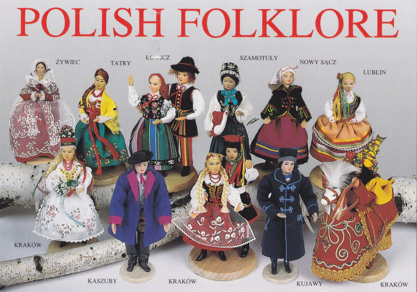 Postcard Journey Around The World: PL-88651 Polish Folklore