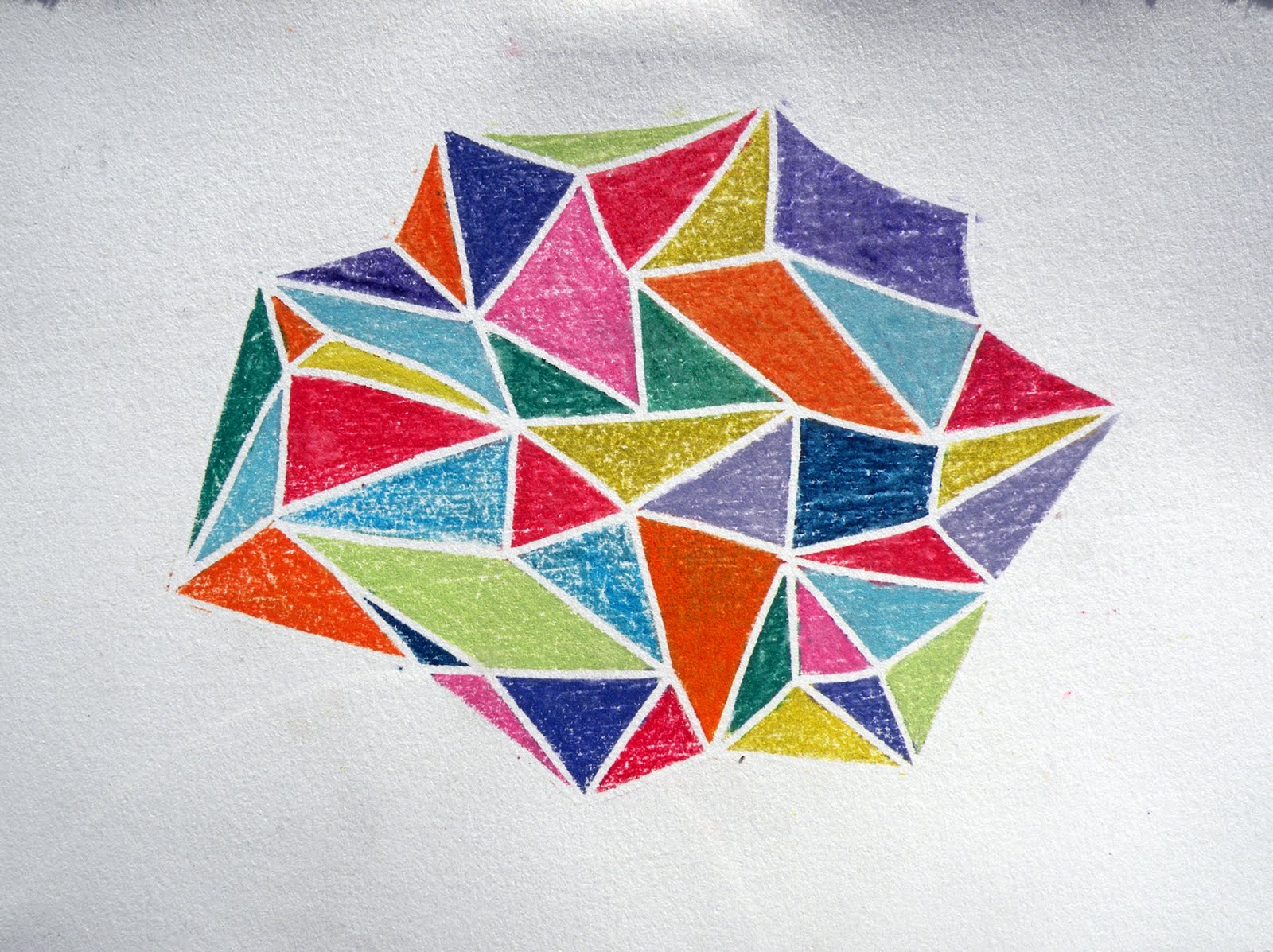 VIZArt: Crystalline (white line woodcut)