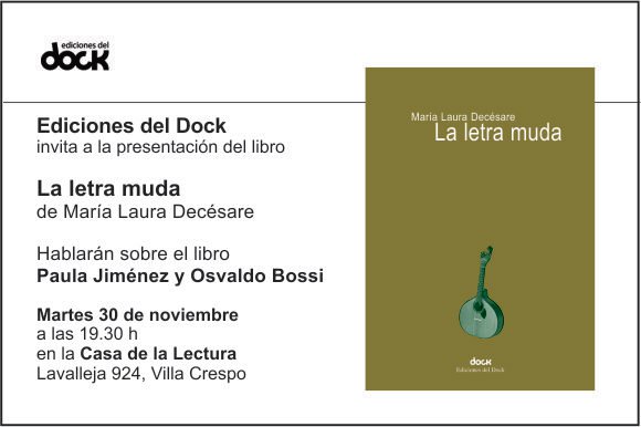 Imágenes Interiores: "La letra muda"-Casa de La Lectura- Villa Crespo