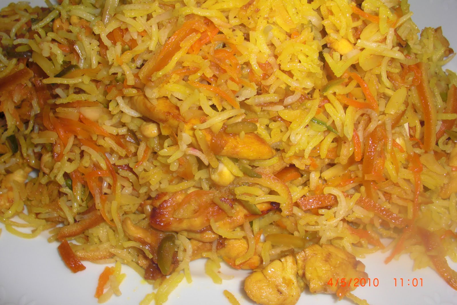 Amy's fusion cuisine: Sweet Rice with Orange Peel -Shirin polow