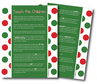 Wendy's Activities: The Symbols of Christmas