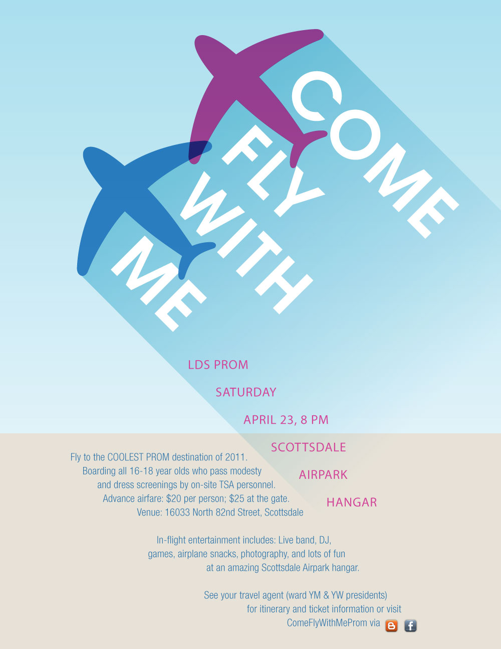 Come Fly With Me Prom: Win a Dinner for Two by Entering, "The Best Way ...