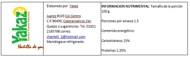 Dulces y Postres Naturales Yakaz