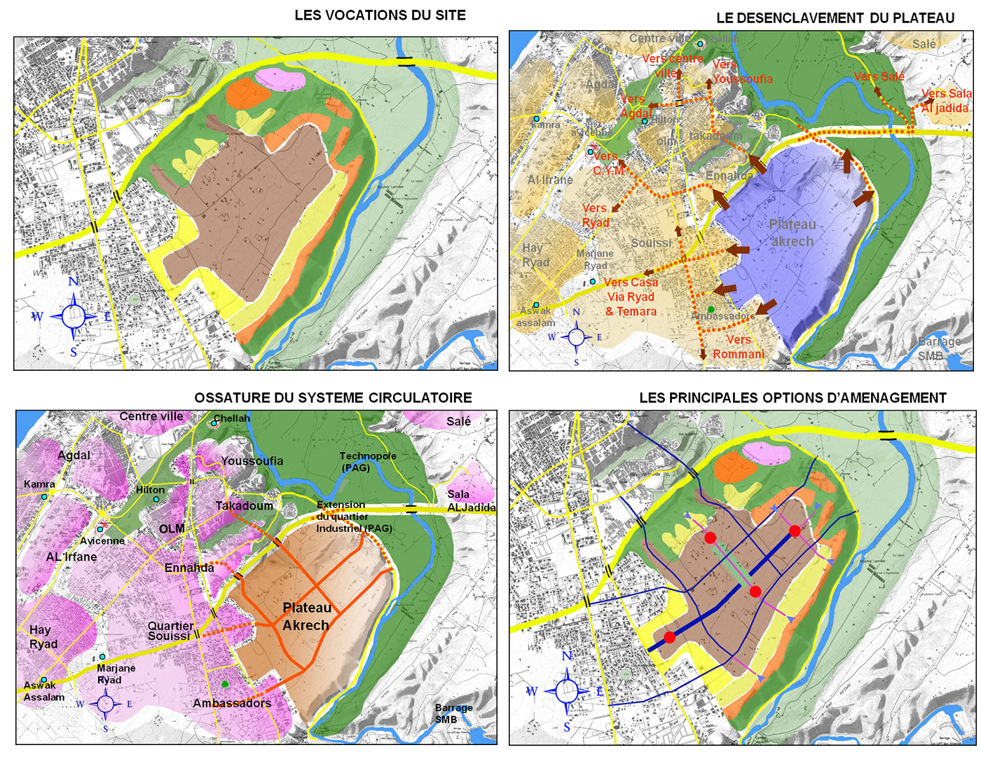 Benelkhadir M. architecte: PLAN D'AMENAGEMENT SECTORIEL DU QUARTIER ...
