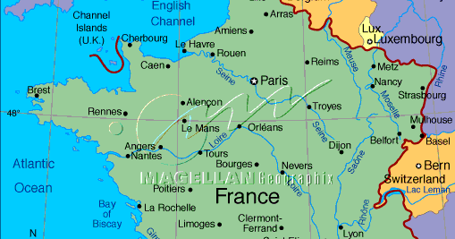 Geografia da França: Localização geografica