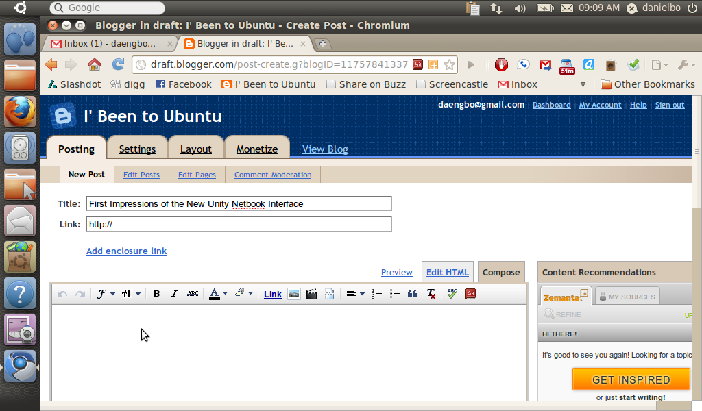 I' Been to Ubuntu: First Impressions of the New Unity Netbook Interface