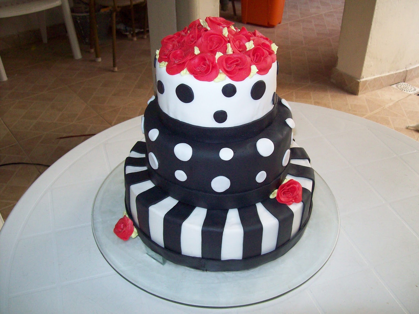 ARTE DE BOLO: BOLO bolinha chique