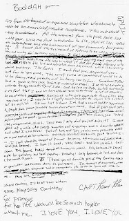 About @ NIRVANA: last letter from Kurt Cobain