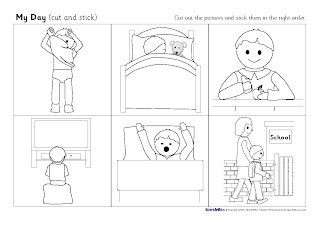 ENGLISH IS FUN: DAILY ROUTINE SEQUENCING CARDS