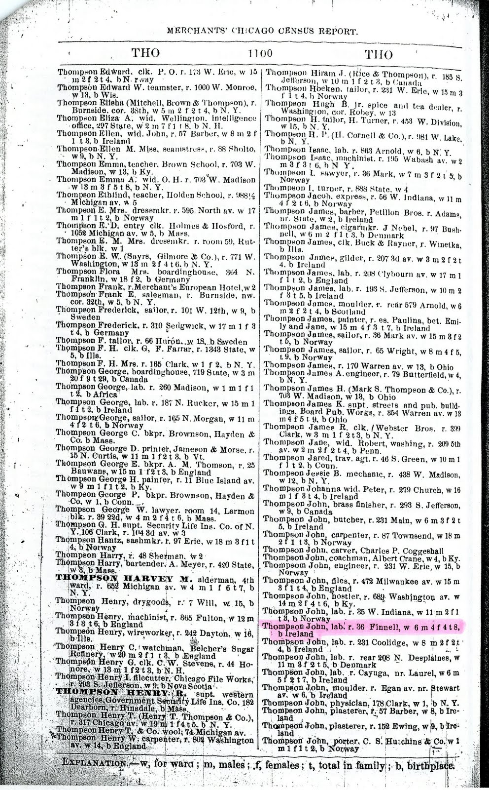 Thompson/Reidy Genealogy: July 2010