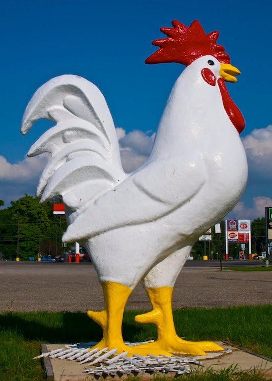 Lugubrious Drollery: Skywatch Friday: Giant Rooster