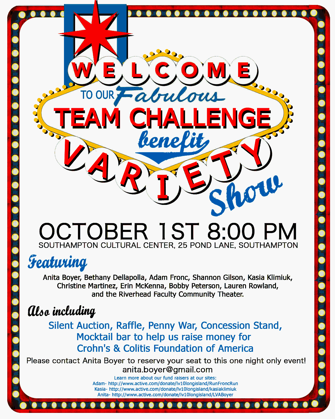 My life is an event: Variety Show Progress!