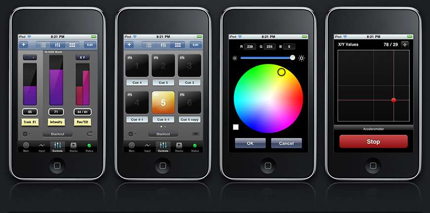 A Minha Alegre Casinha: Controlo Iluminação DMX via iPad e iPhone