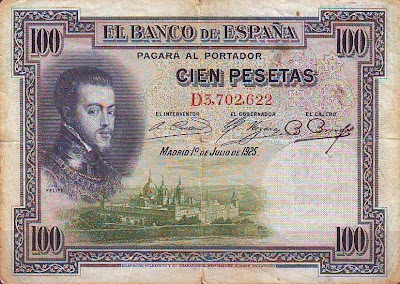 SPAIN: OLD AND RARE BANK NOTES FROM SPAIN