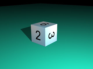 Ian's 3D Work - Allan: Numbered Cube