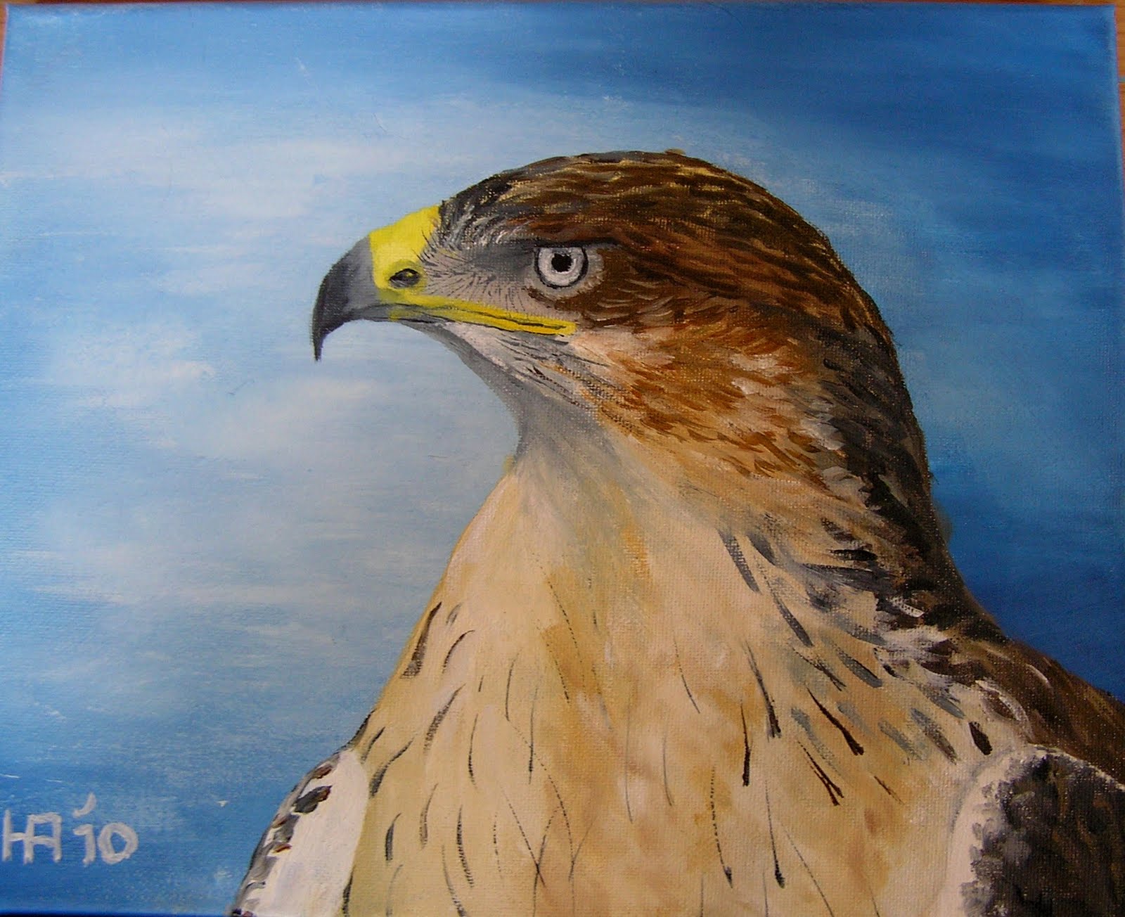 Paintings from Henny Aarts: The Buzzerd