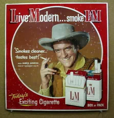 History of cigarettes.: L&M