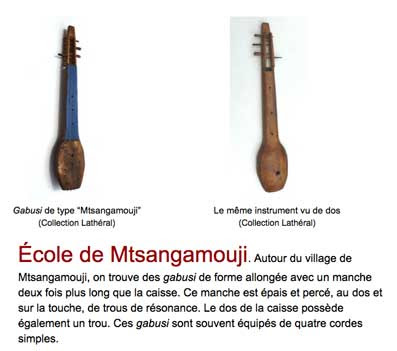 Karibu Maoré: Instruments mahorais (le site)