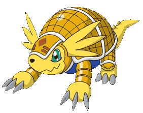 Digimon Nova Geração 8: Armadillomon,Upamon e Tsubumon