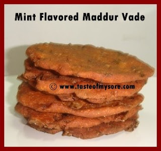 Taste of Mysore: Maddur Vade