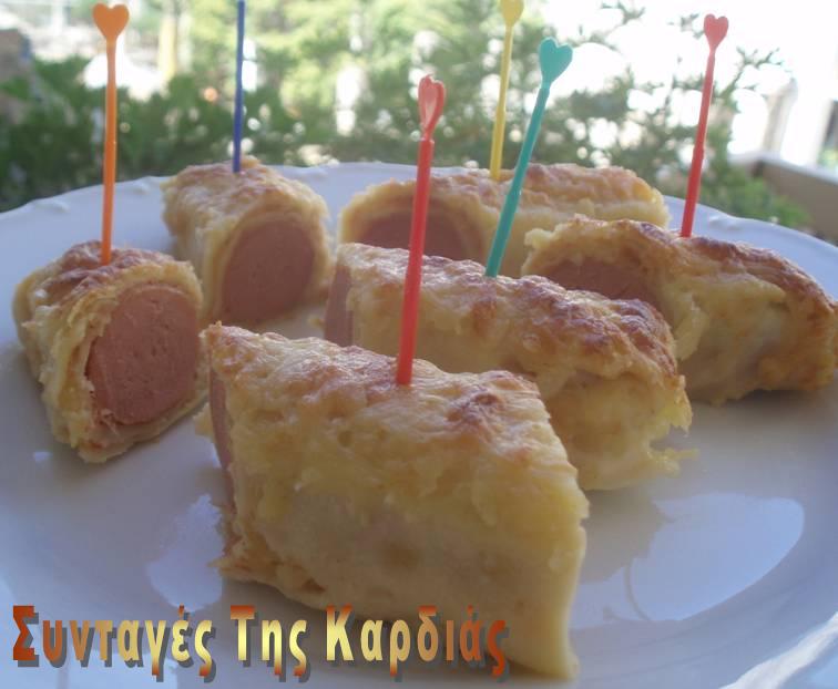 ΣΥΝΤΑΓΕΣ ΤΗΣ ΚΑΡΔΙΑΣ: Κρέπες με λουκάνικα
