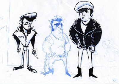 PAT HARPIN: GREASER CHARACTER DESIGNS
