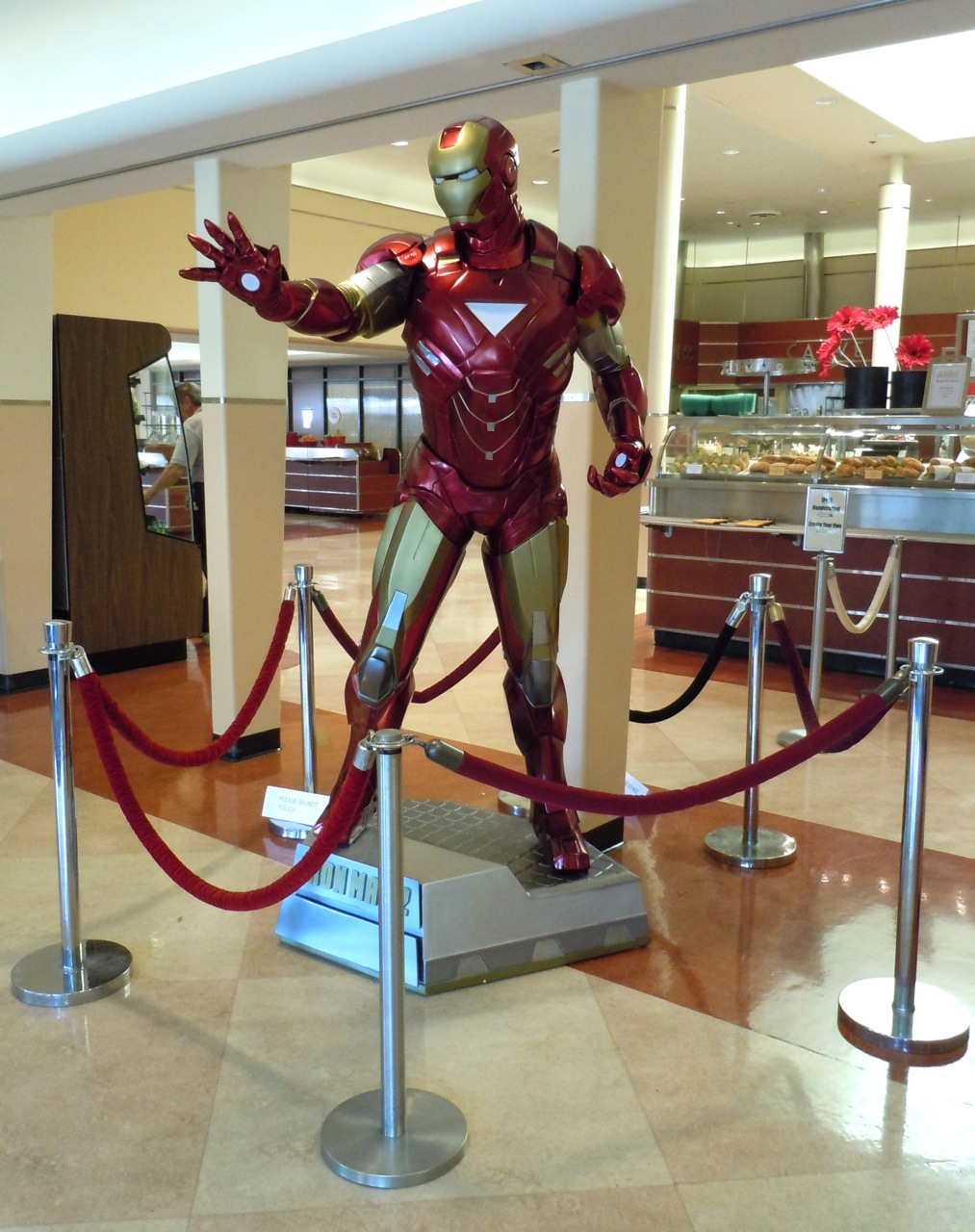 Hollywood Movie Costumes and Props: Iron Man 2 suit on display ...
