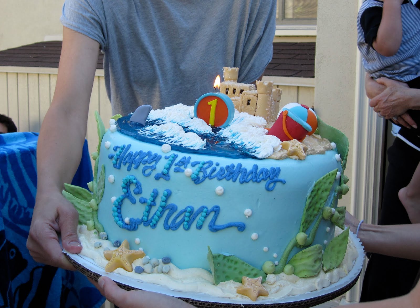 Stylish Childrens Parties: Beach First Birthday Party