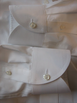 nataganke: Белая bespoke сорочка от Бурбаки