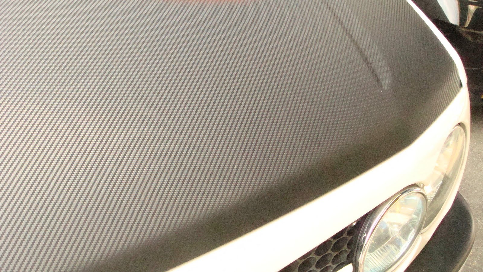 3D carbon fibre sticker