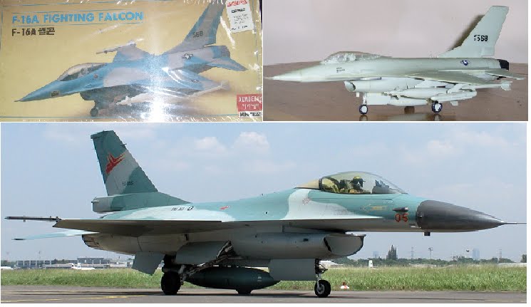 AIRPLANE SCALE MODELKIT: GENERAL DYNAMIC F-16