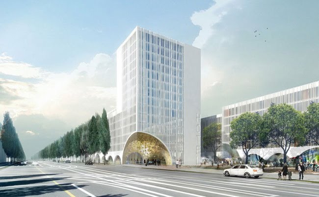 Luxury Hotel Architecture Design Minimalist Interior Decor Munich ...