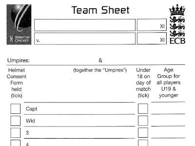 LINCS CRICKET LATEST: June 2009