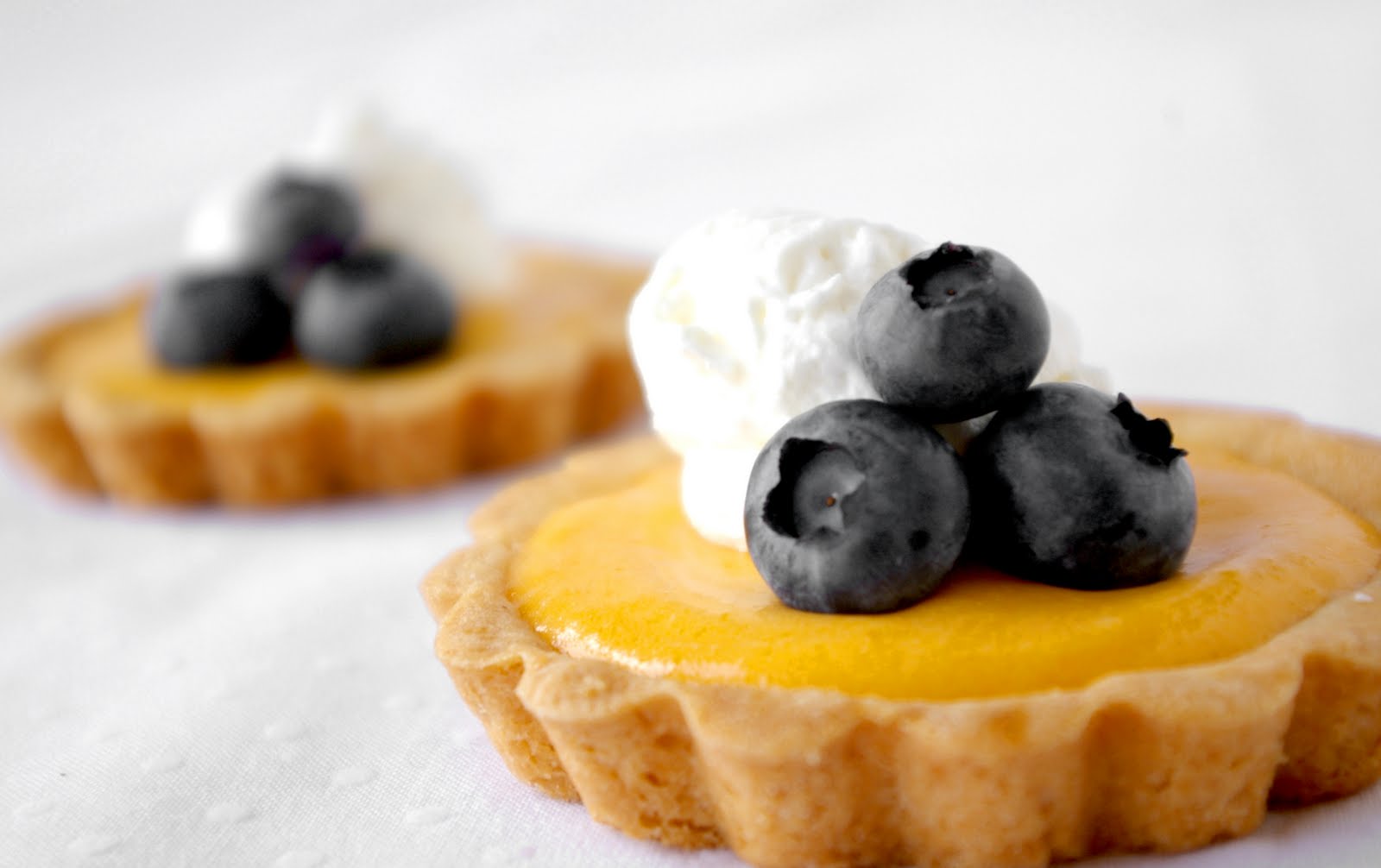 These Peas are Hollow: Mango Curd Tartlets