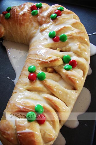 Baby Steps: Candy Cane Bread