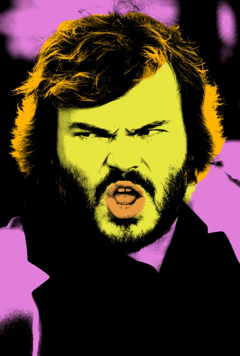 Be creative 2010: 85: Jack Black pop art