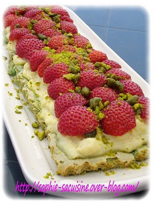 Les tartes avec pistaches | Tartes sucrées en photo...