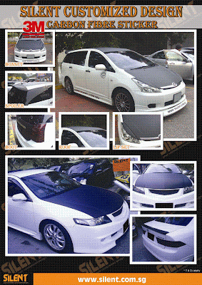 SILENT CUSTOMIZED DESIGN: CARBON FIBER STICKER