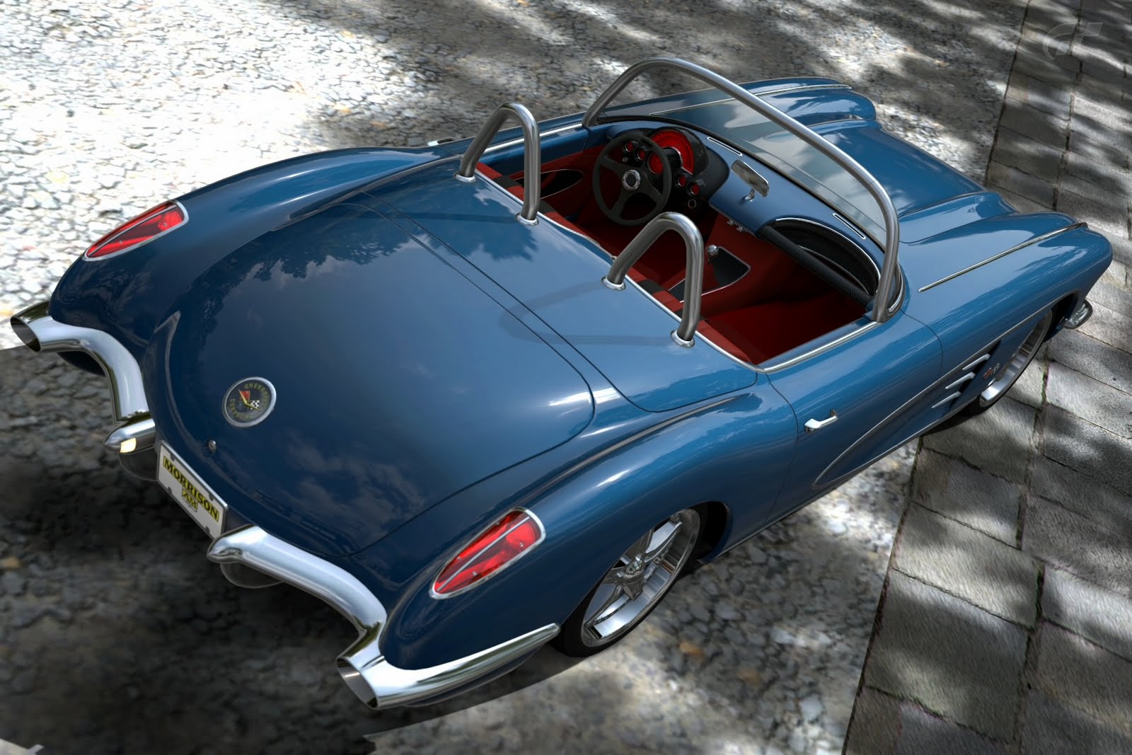GeForce06 RaceSimScreenshots: Art Morrison Corvette ´60 [Gran Turismo 5]